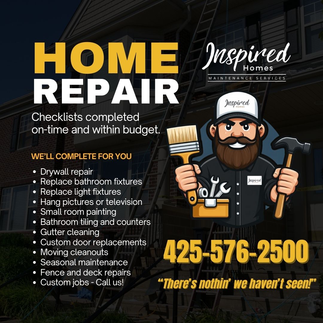 Home - Call 425-576-2500 - Inspired Homes Handyman & Home Repair Services
